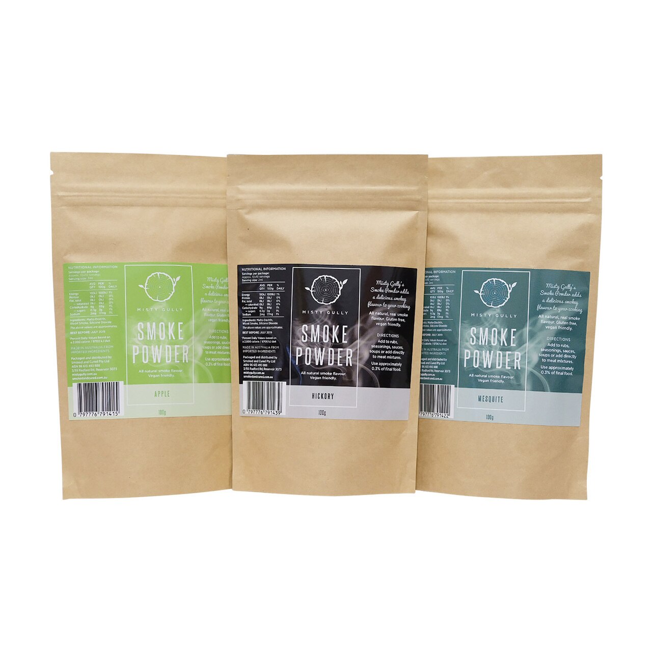 Misty Gully Smoke Powder 100g | Smoked & Cured