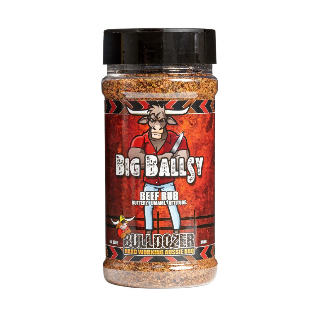Bulldozer BBQ Big Ballsy Beef Rub - Smoked & Cured | Misty Gully