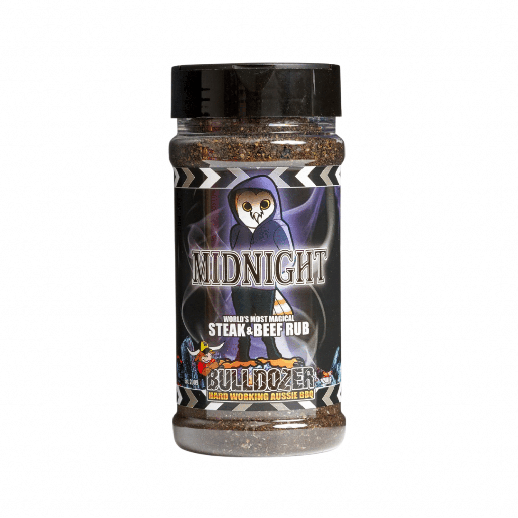 Bulldozer BBQ Midnight Steak Rub - Smoked & Cured | Misty Gully