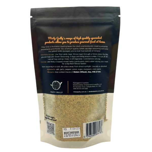 Greek Sausage Seasoning – Lamb